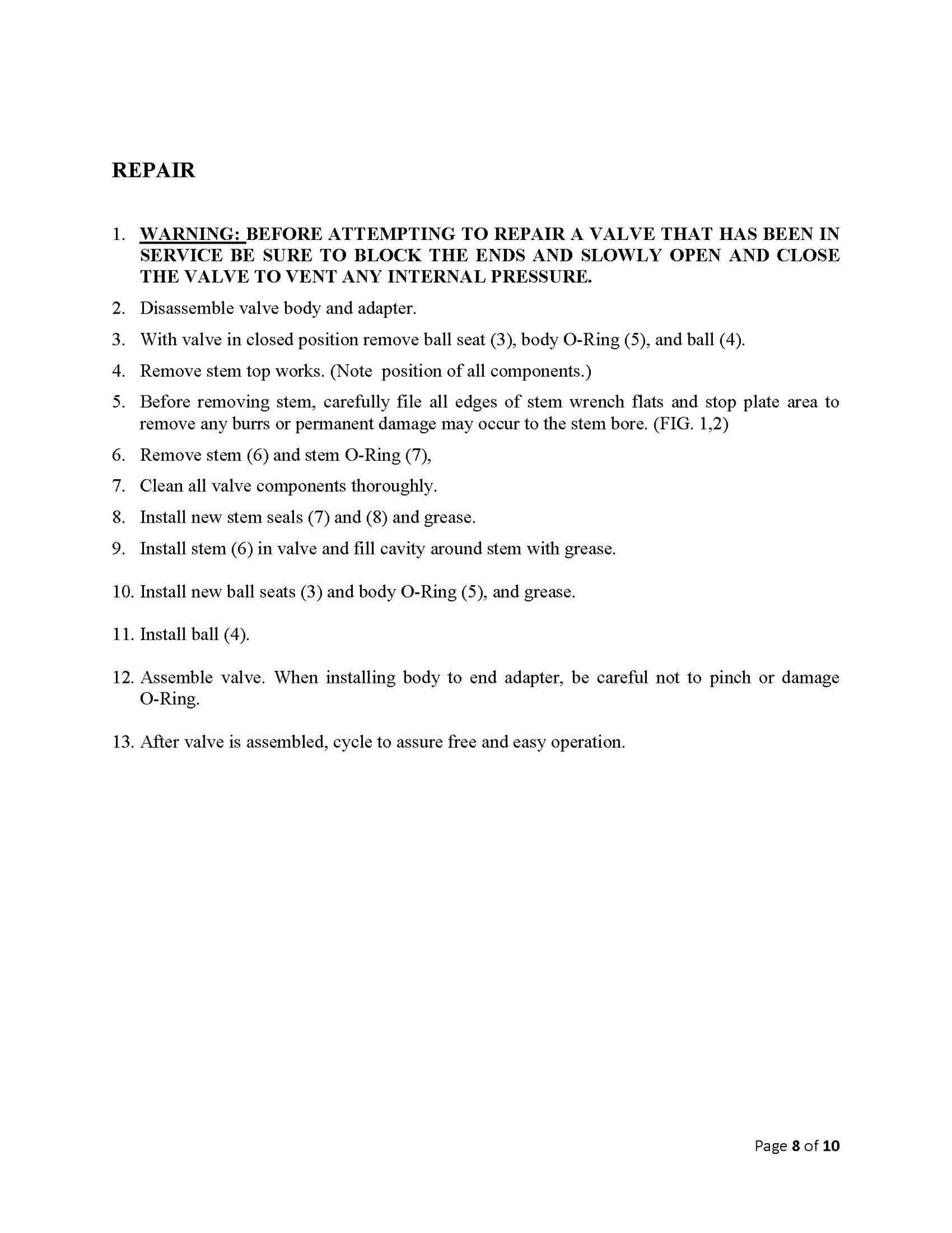 Ball Valve Manual – JPVALVES